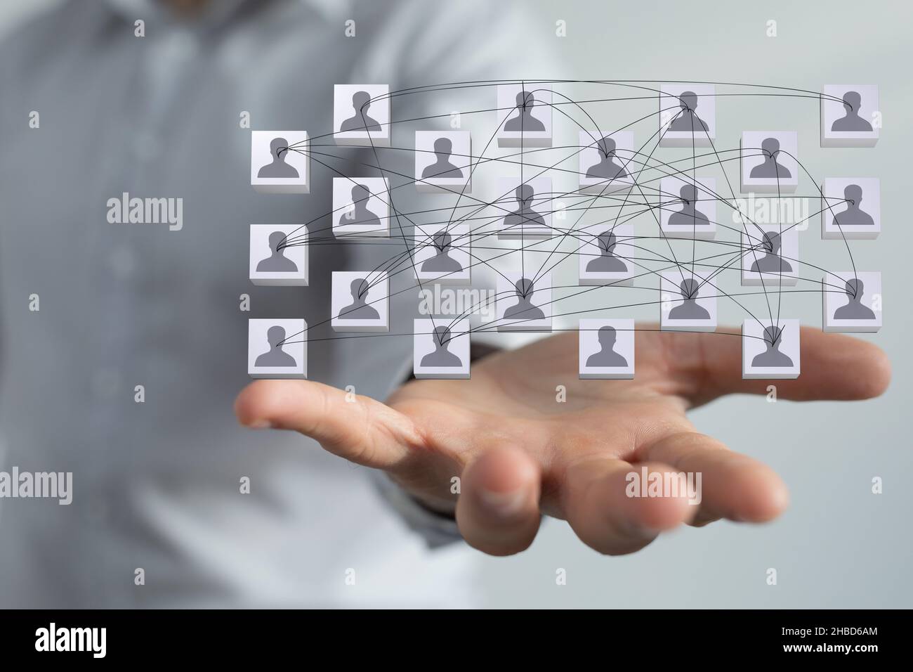 A 3D rendering of global internet connection and team working concept ...
