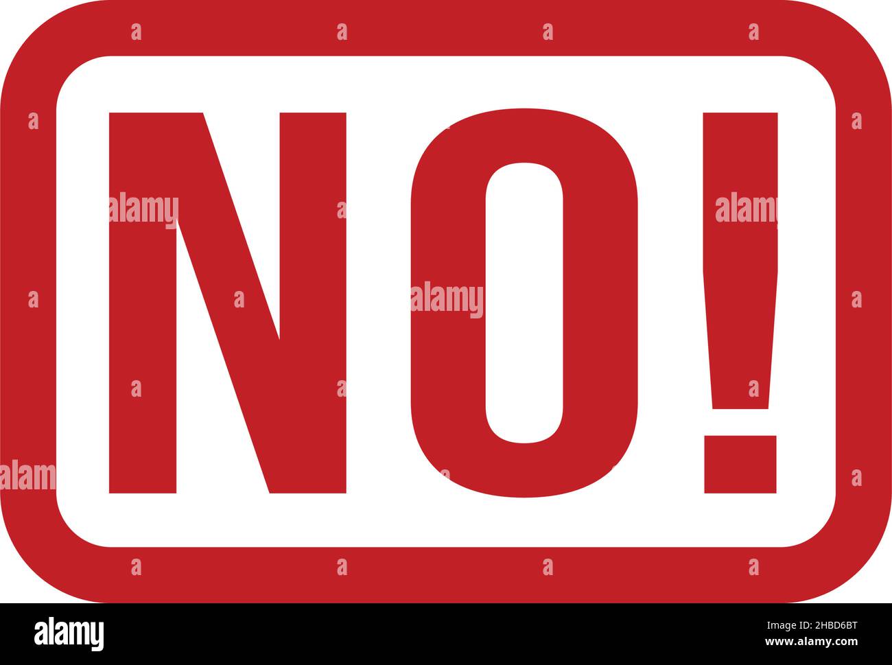 No Rubber Stamp. No Grunge Stamp Seal Vector Illustration - Vector ...