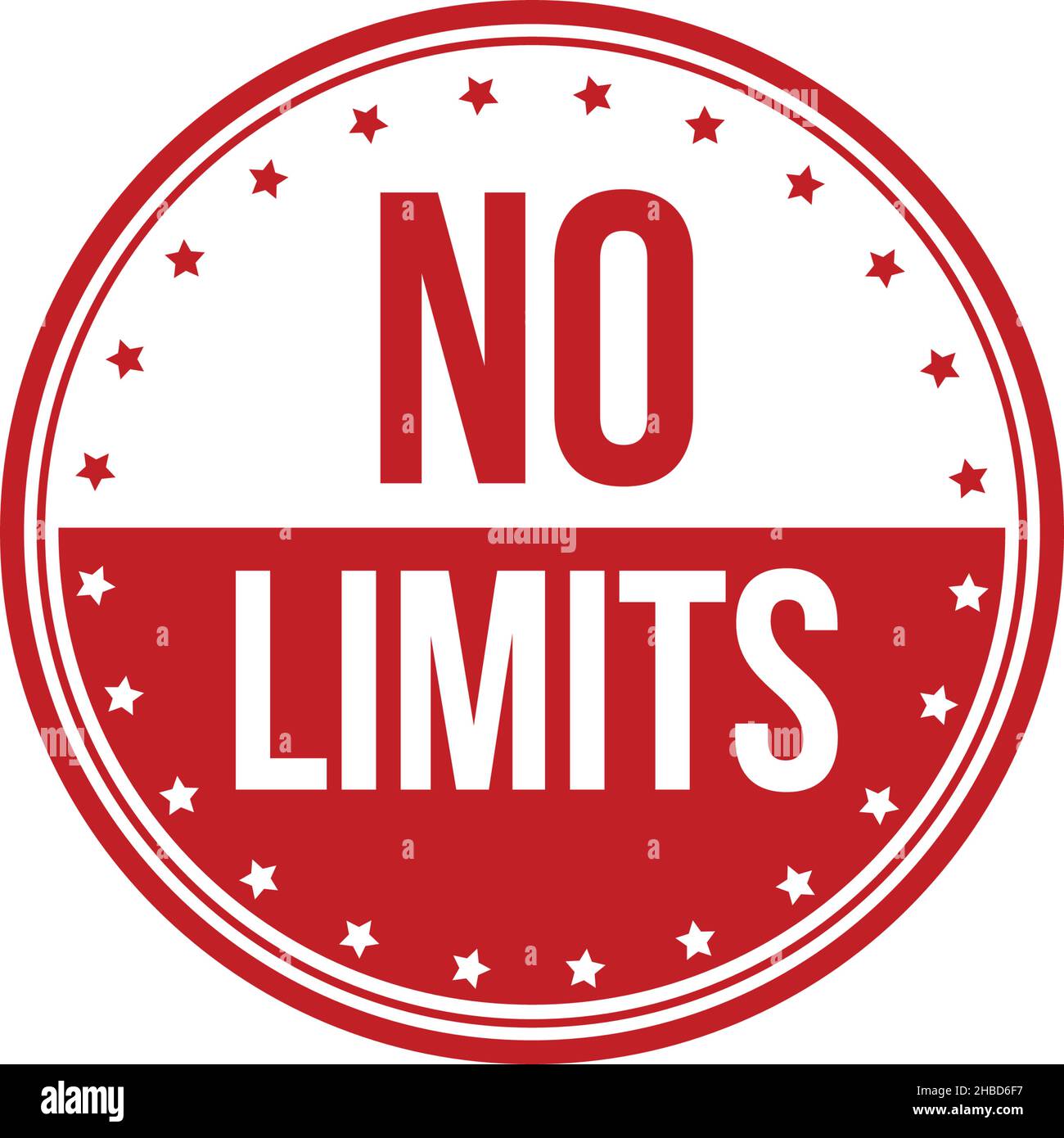 No Limits Rubber Stamp. Red No Limits Rubber Grunge Stamp Seal Vector ...