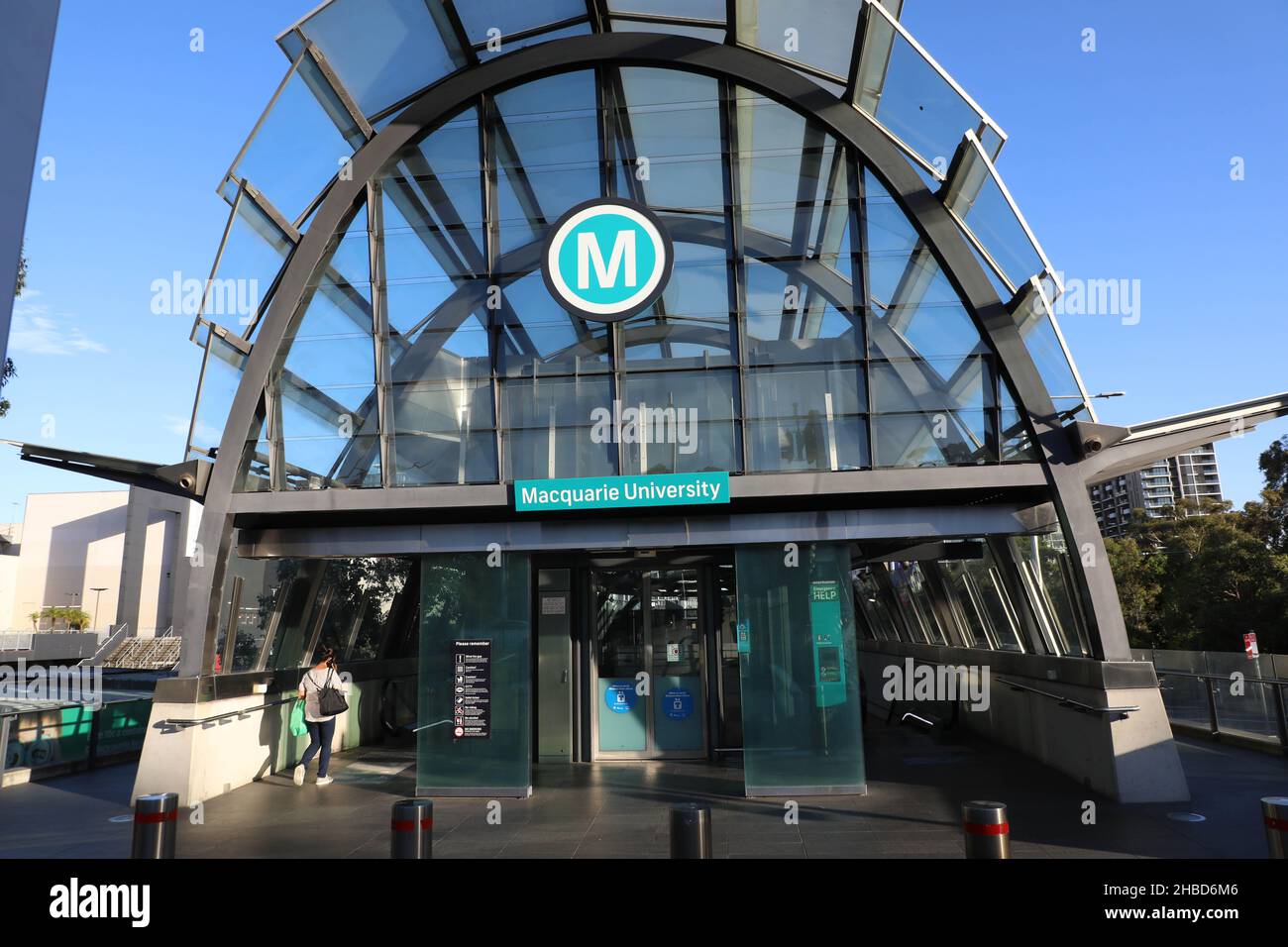 Macquarie University train station Stock Photo - Alamy