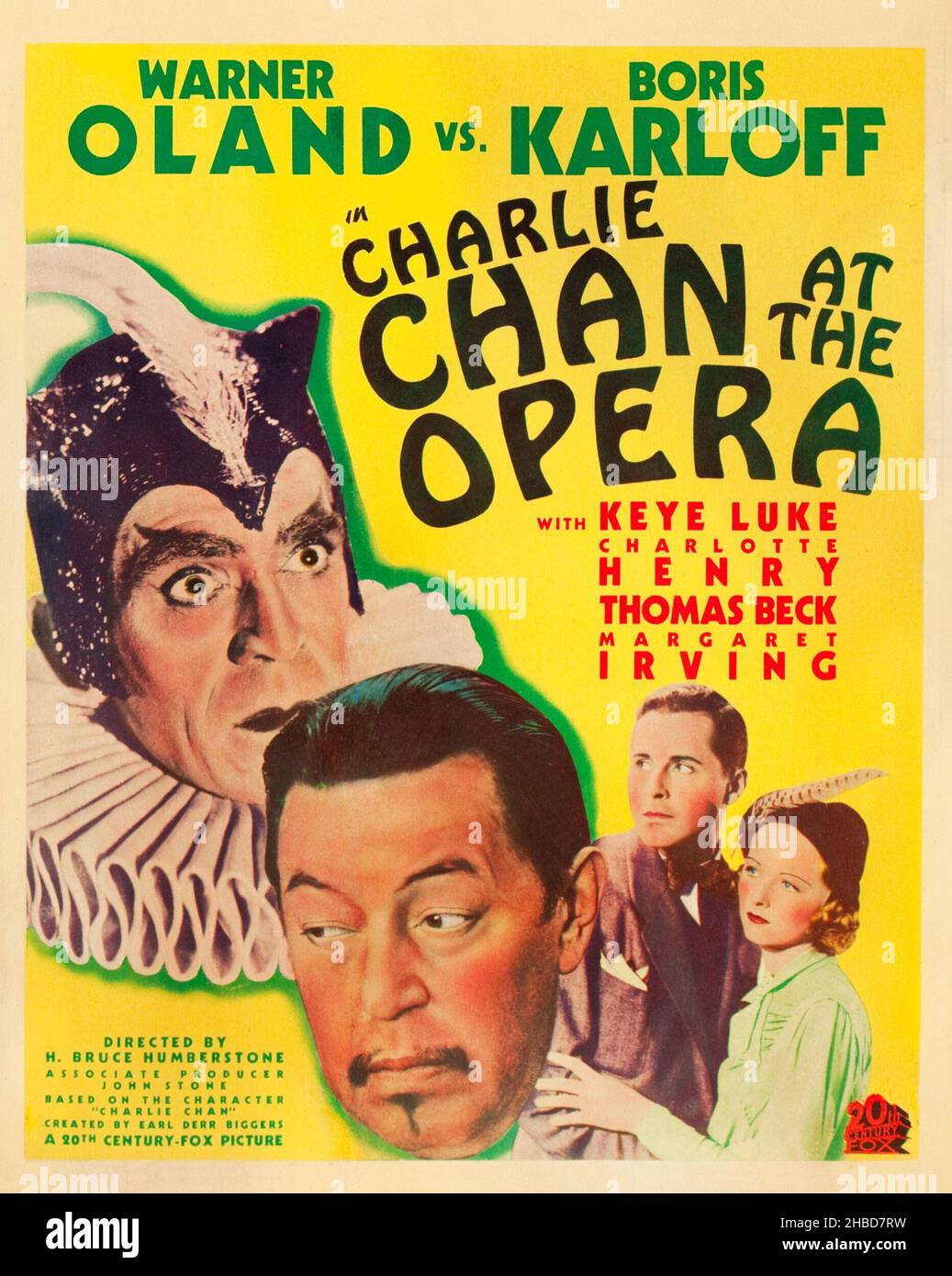 BORIS KARLOFF and WARNER OLAND in CHARLIE CHAN AT THE OPERA (1936 ...