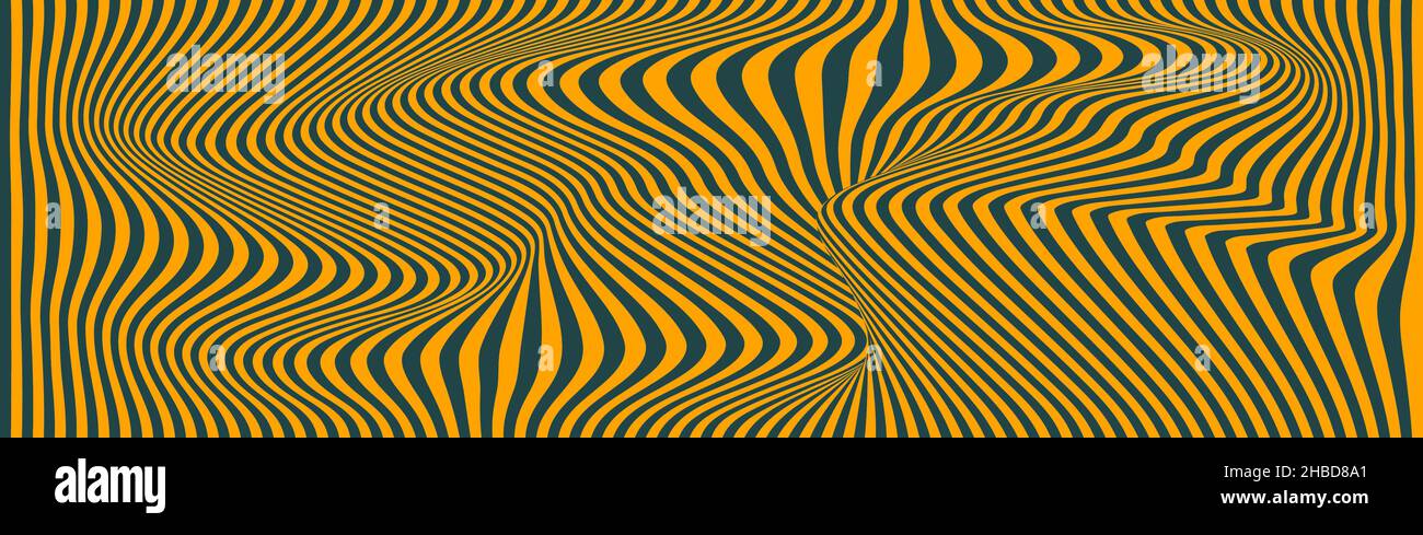 Distortion lines background. Distort stripes, abstract modern pattern ...