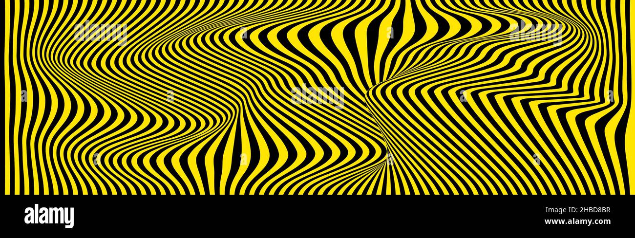 Distortion lines background. Distort stripes, abstract modern pattern ...