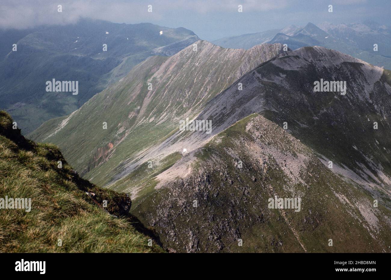 Archive image summer 1989. The Mamores in the central highlands of ...