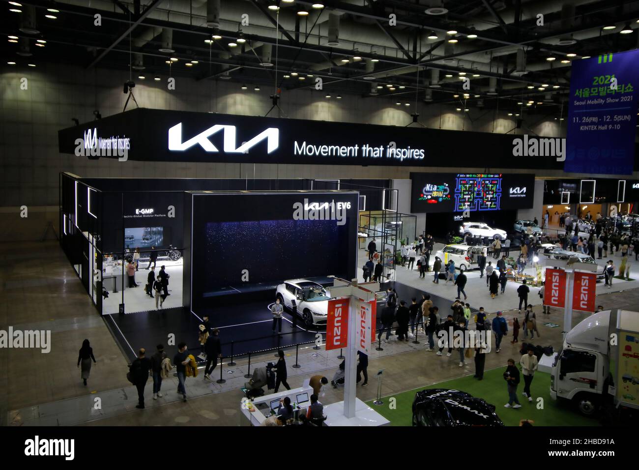 Nov 30, 2021-Goyang, South Korea-A View of exhibition scene about 2021 ...