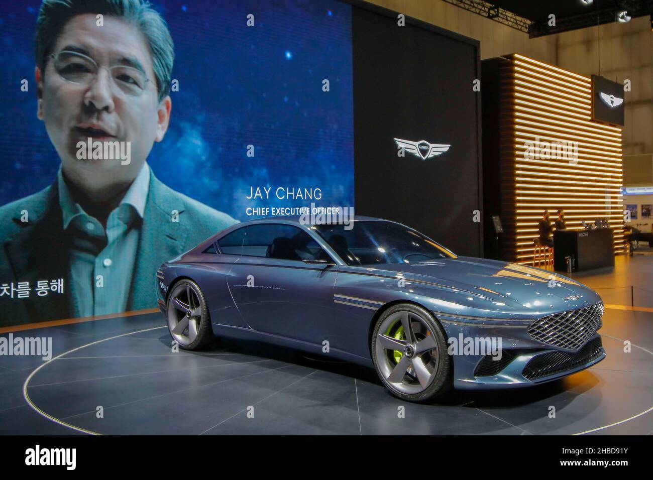 Nov 30, 2021-Goyang, South Korea-A View of GENESIS next Generation EV ...