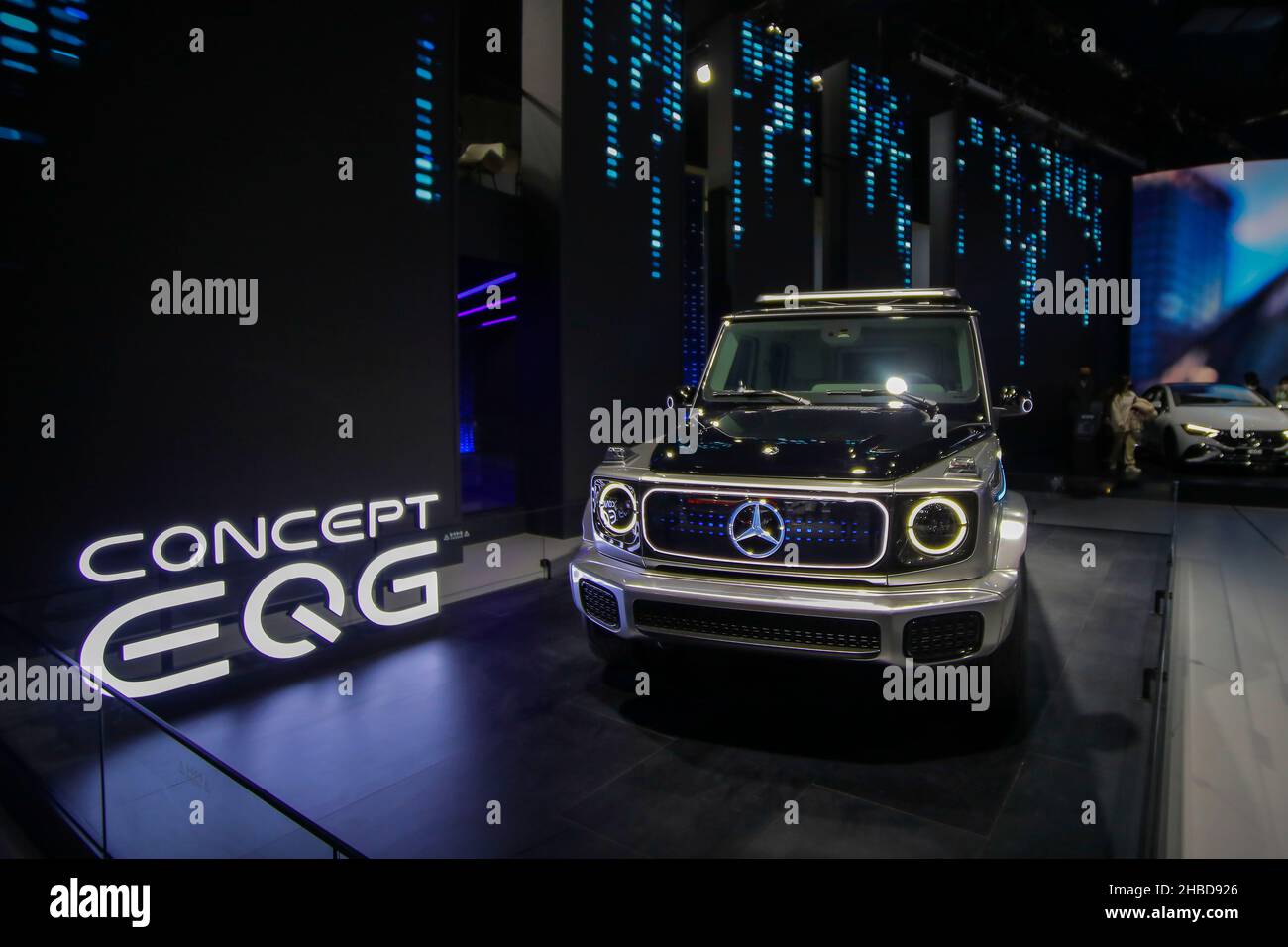Nov 30, 2021-Goyang, South Korea-A View of Mercedes BENZ concept EQG ...