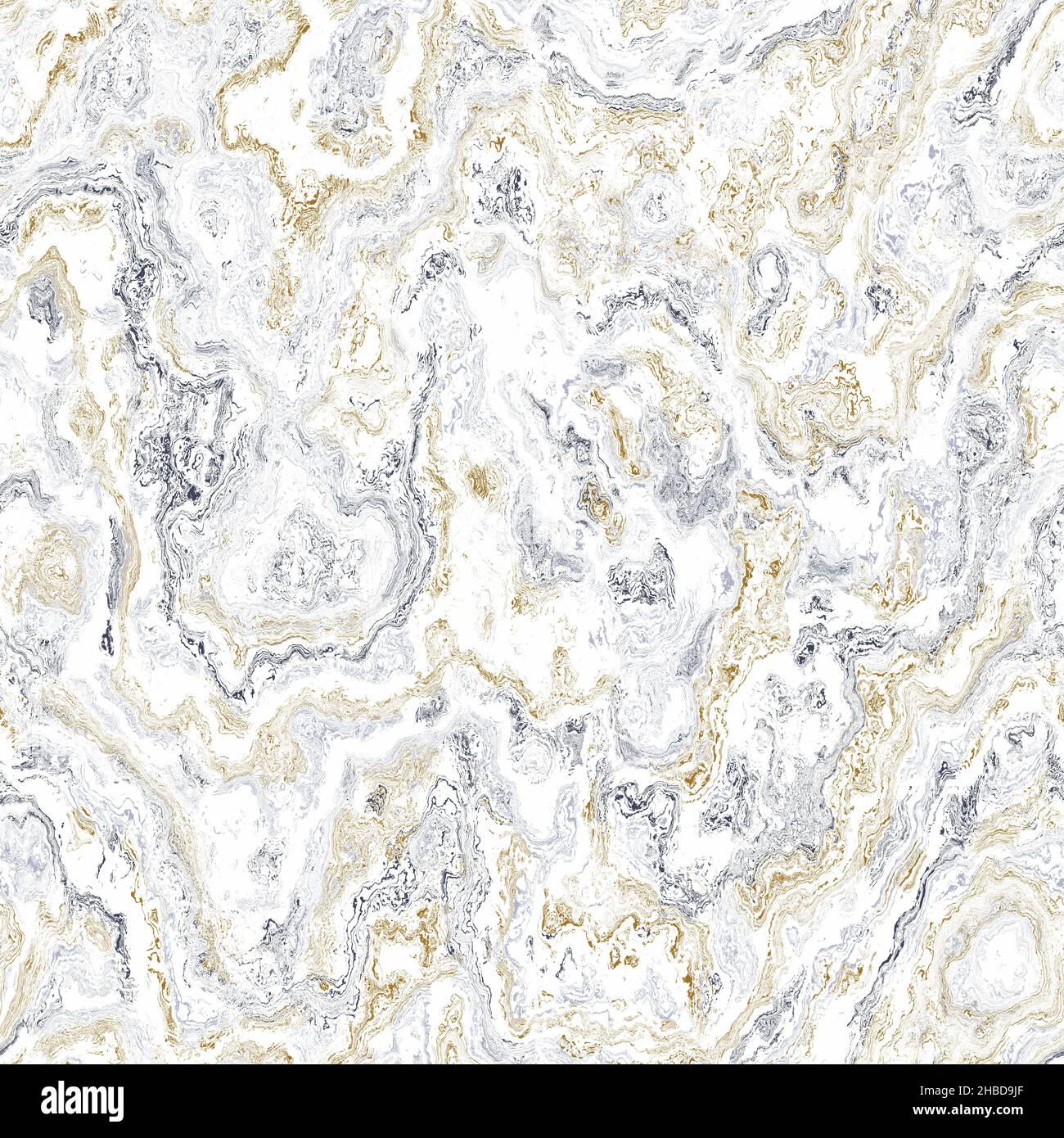 White tonal marbled seamless texture. Irregular pale ink blotch paint ...