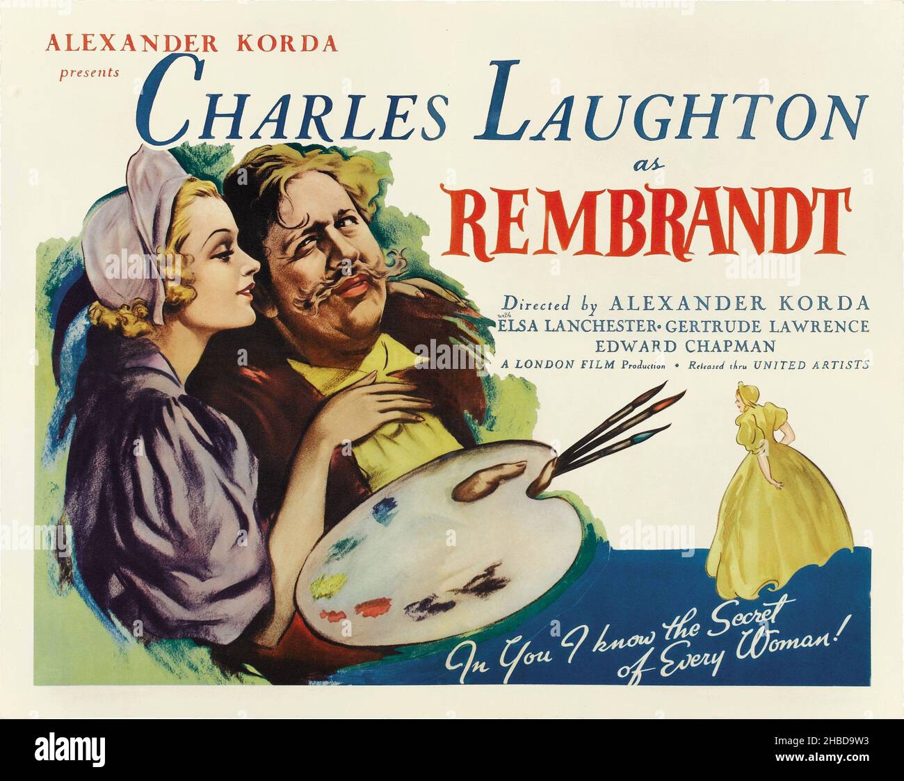 CHARLES LAUGHTON in REMBRANDT [1936] (1936), directed by ALEXANDER ...