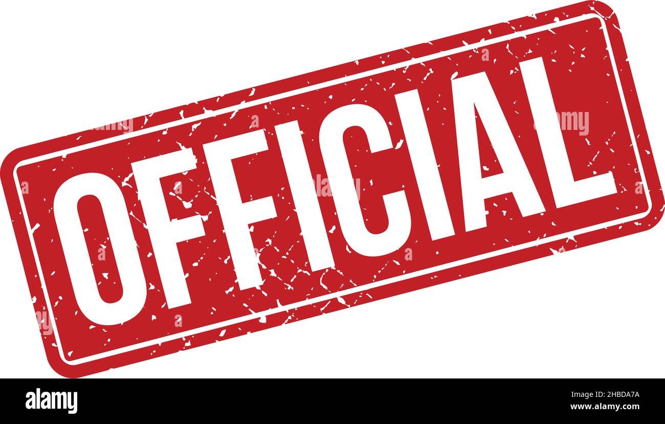 Official Rubber Stamp. Official Rubber Grunge Stamp Seal Vector ...