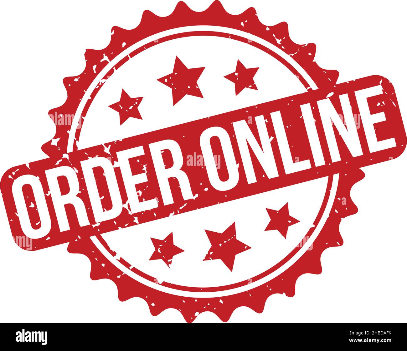 Order Online Rubber Stamp. Red Order Online Rubber Grunge Stamp Seal ...