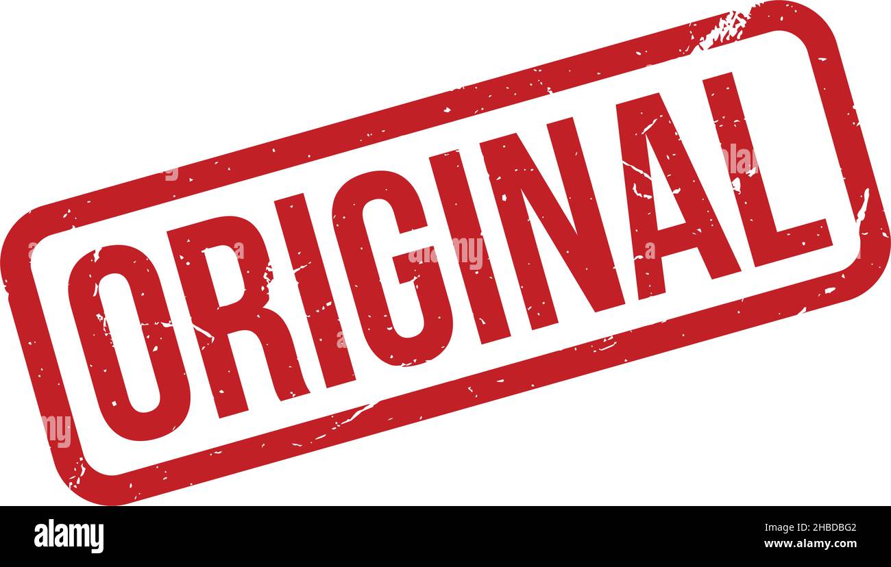 Original Rubber Stamp. Original Rubber Grunge Stamp Seal Vector ...