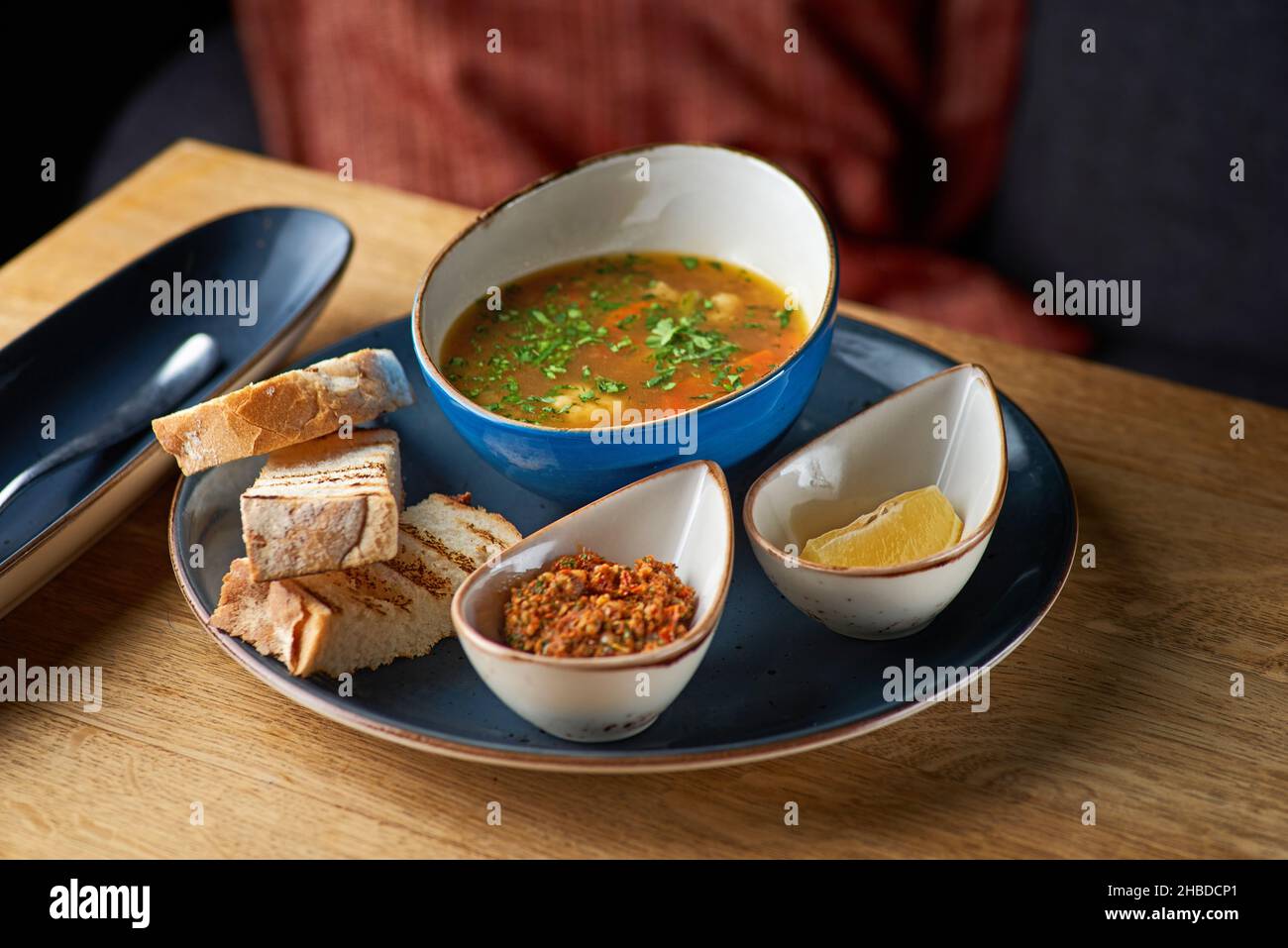 Traditional Russian Ukrainian vegetable borscht soup. National slavic ...