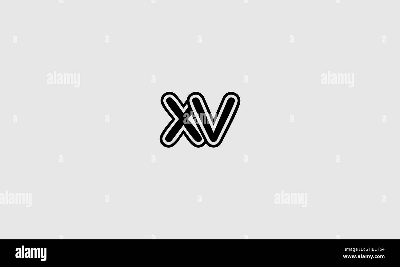 Xv design Stock Vector Images - Alamy
