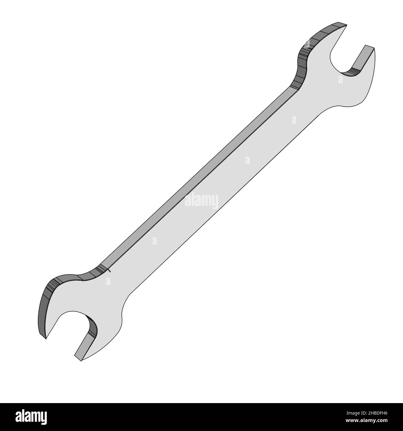 Open End Wrench Clipart