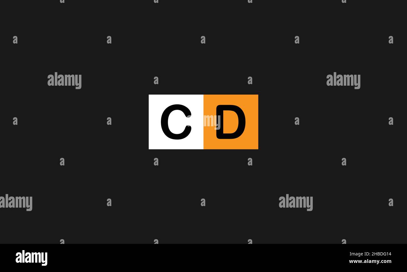 Cd logo vector hi-res stock photography and images - Alamy