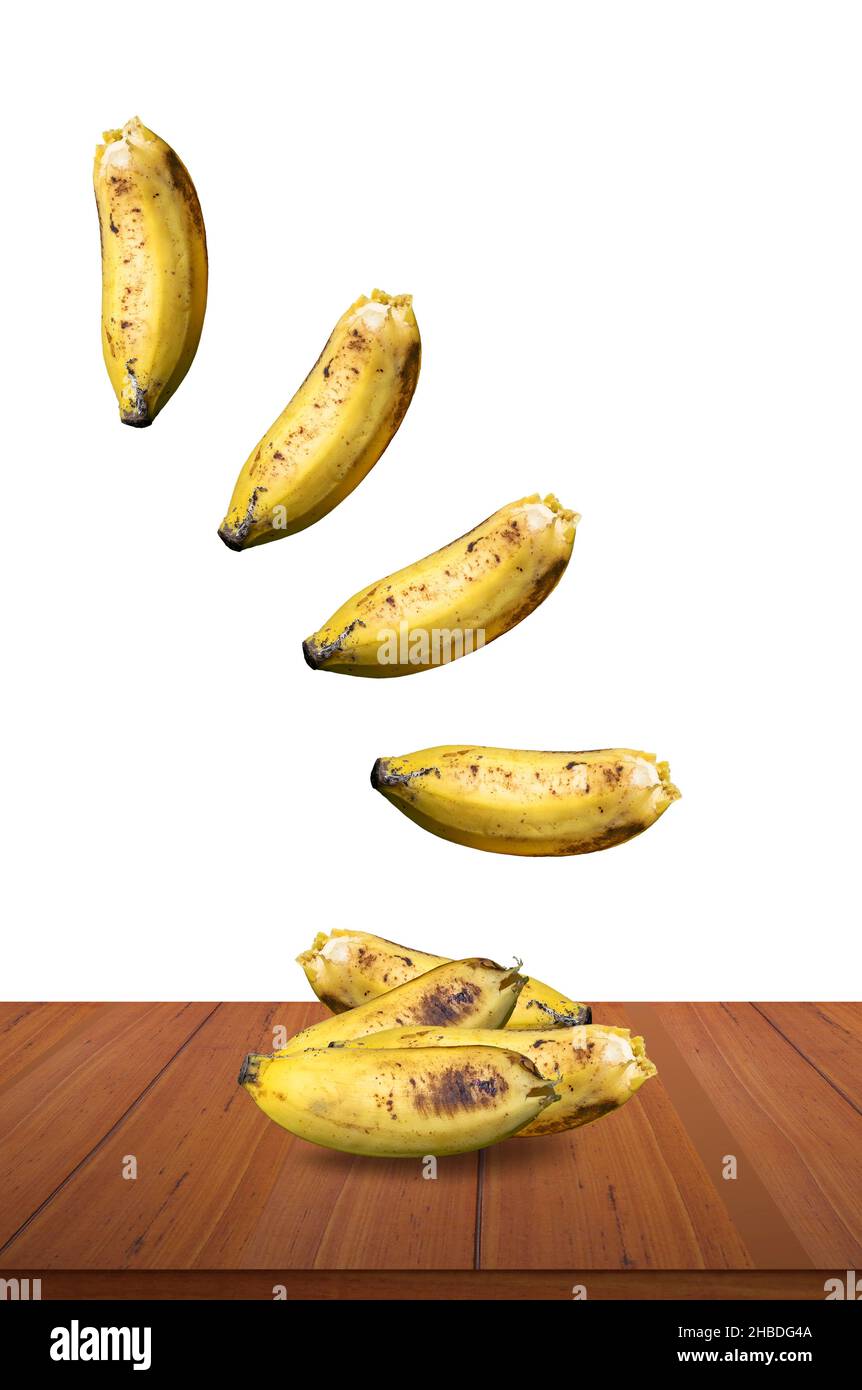 Bananas Fall High Resolution Stock Photography and Images - Alamy