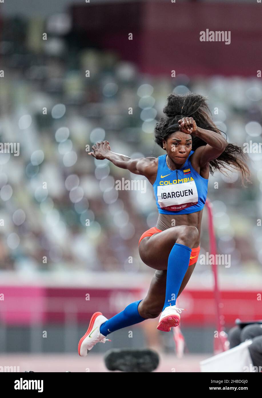 Caterine Ibarguen participating in the Tokyo 2020 Olympic Games in the ...