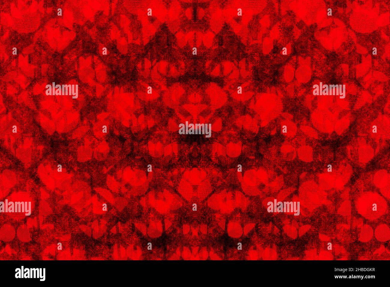 Red cotton fabric with abstract pattern for texture background Stock ...