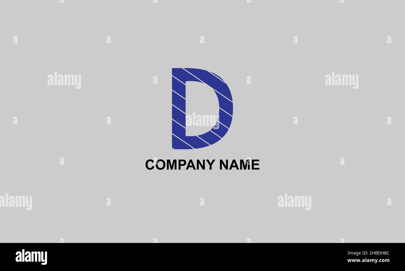 Capital Letter D Template