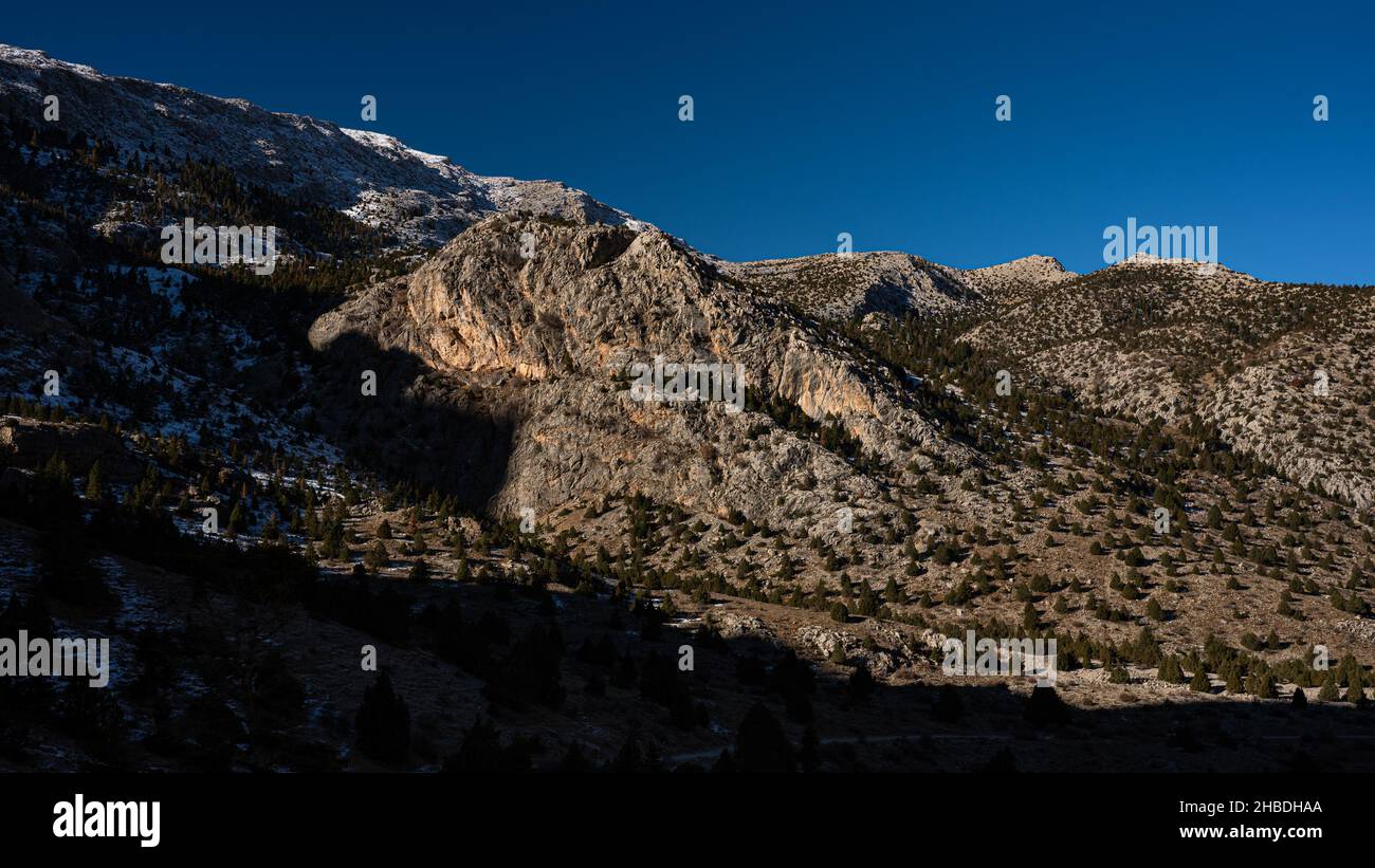 Breathtaking mountain scenery. Emli Valley. The Anti Taurus Mountains ...