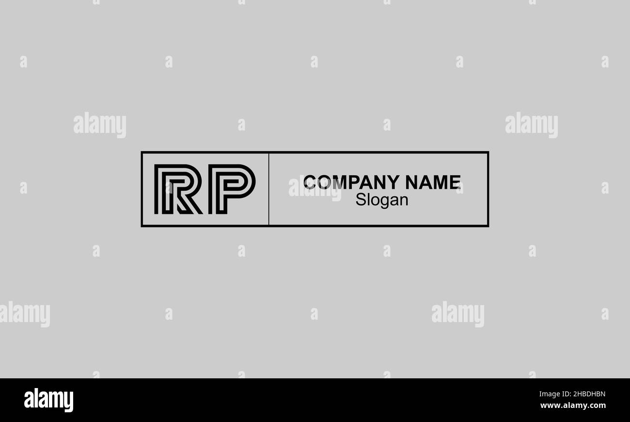 Letter rp vector vectors hi-res stock photography and images - Alamy