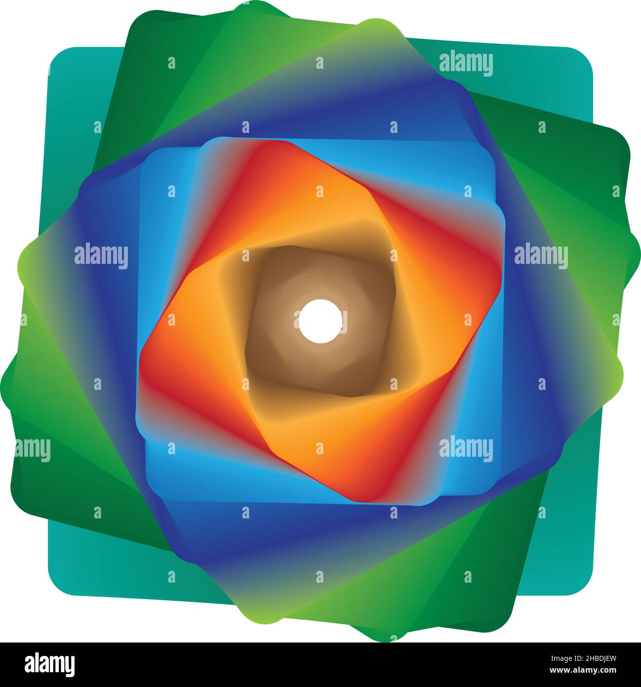 Graphics created in the process of a series of transformations of a ...