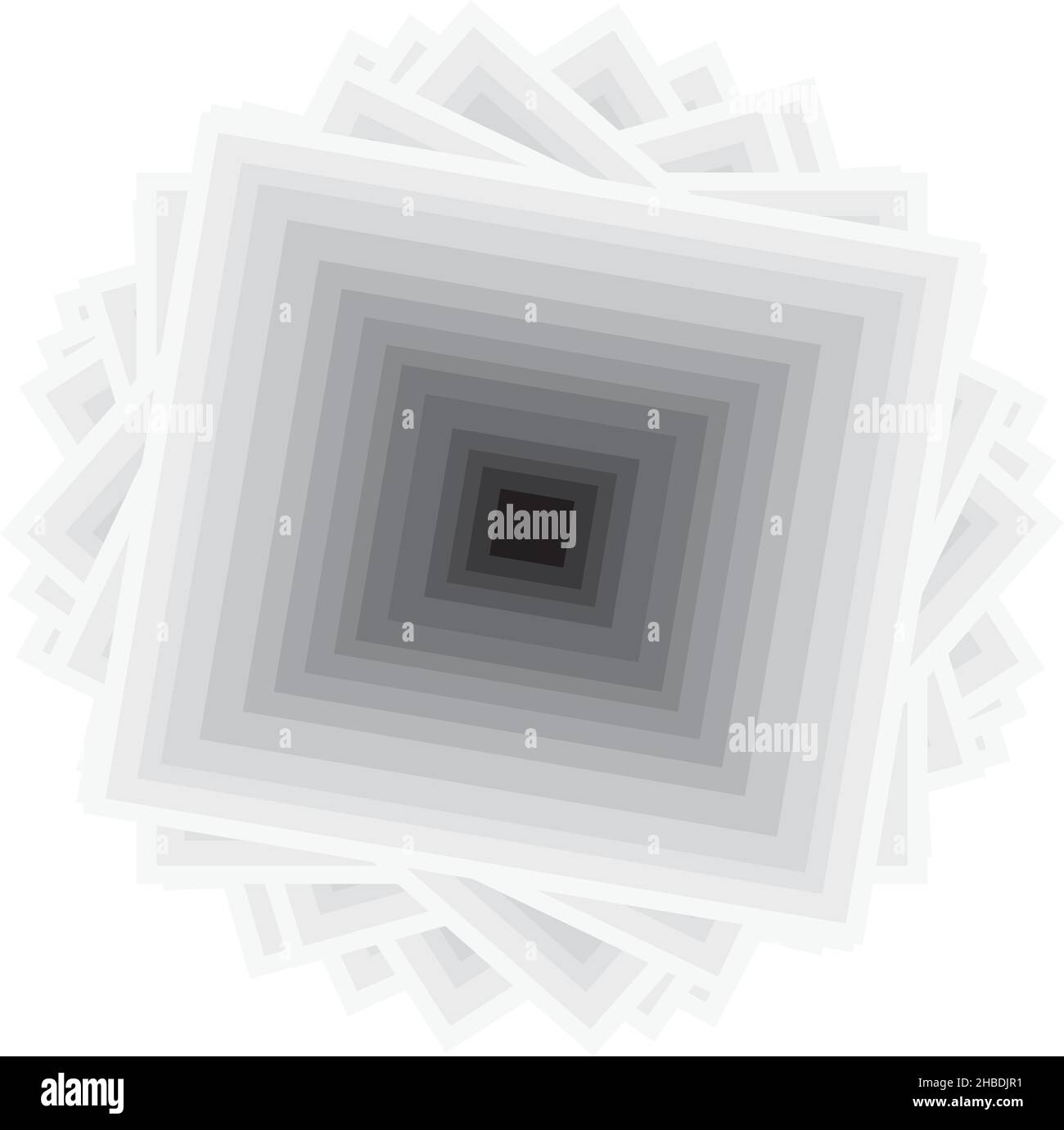 Graphics created in the process of a series of transformations of a ...