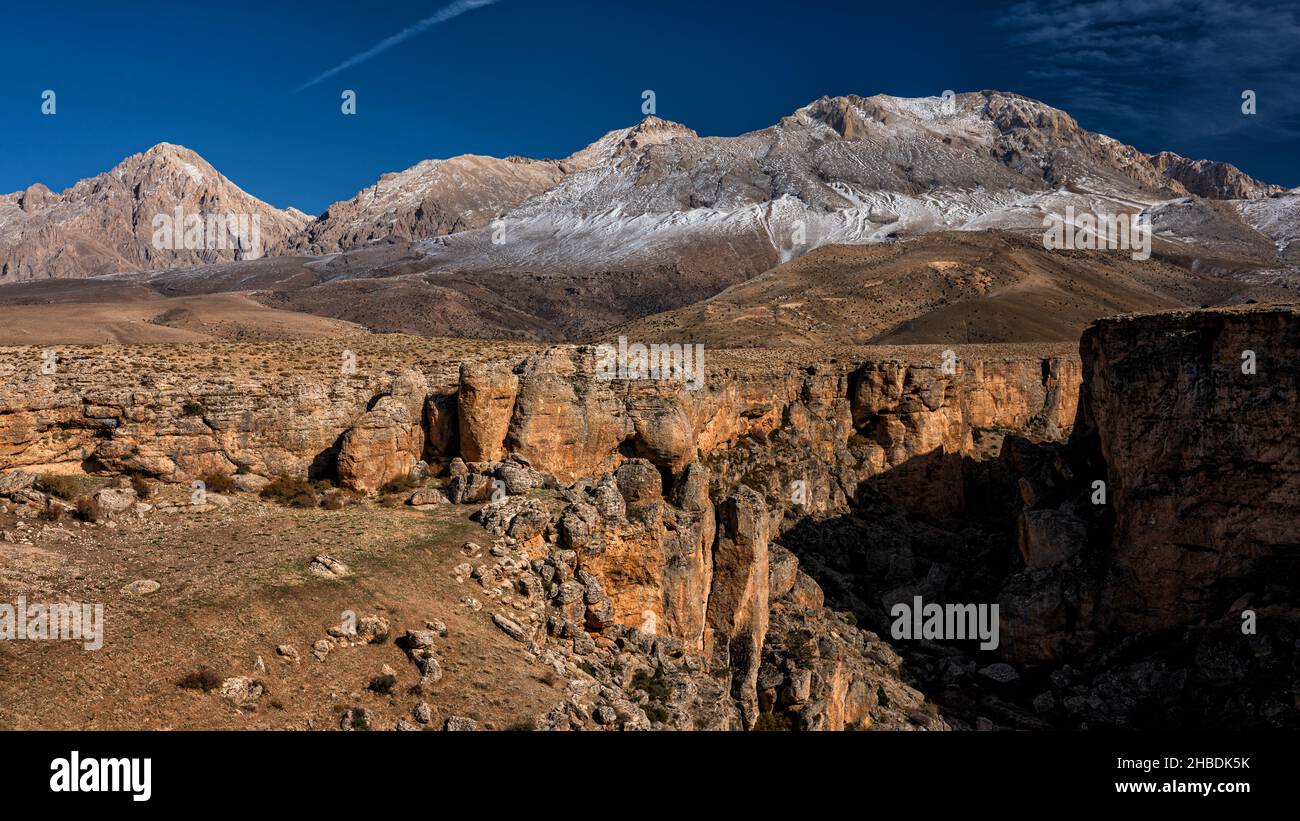 The Kazikliali Canyon, Emli valley, Turkey. Amazing mountain landscape ...