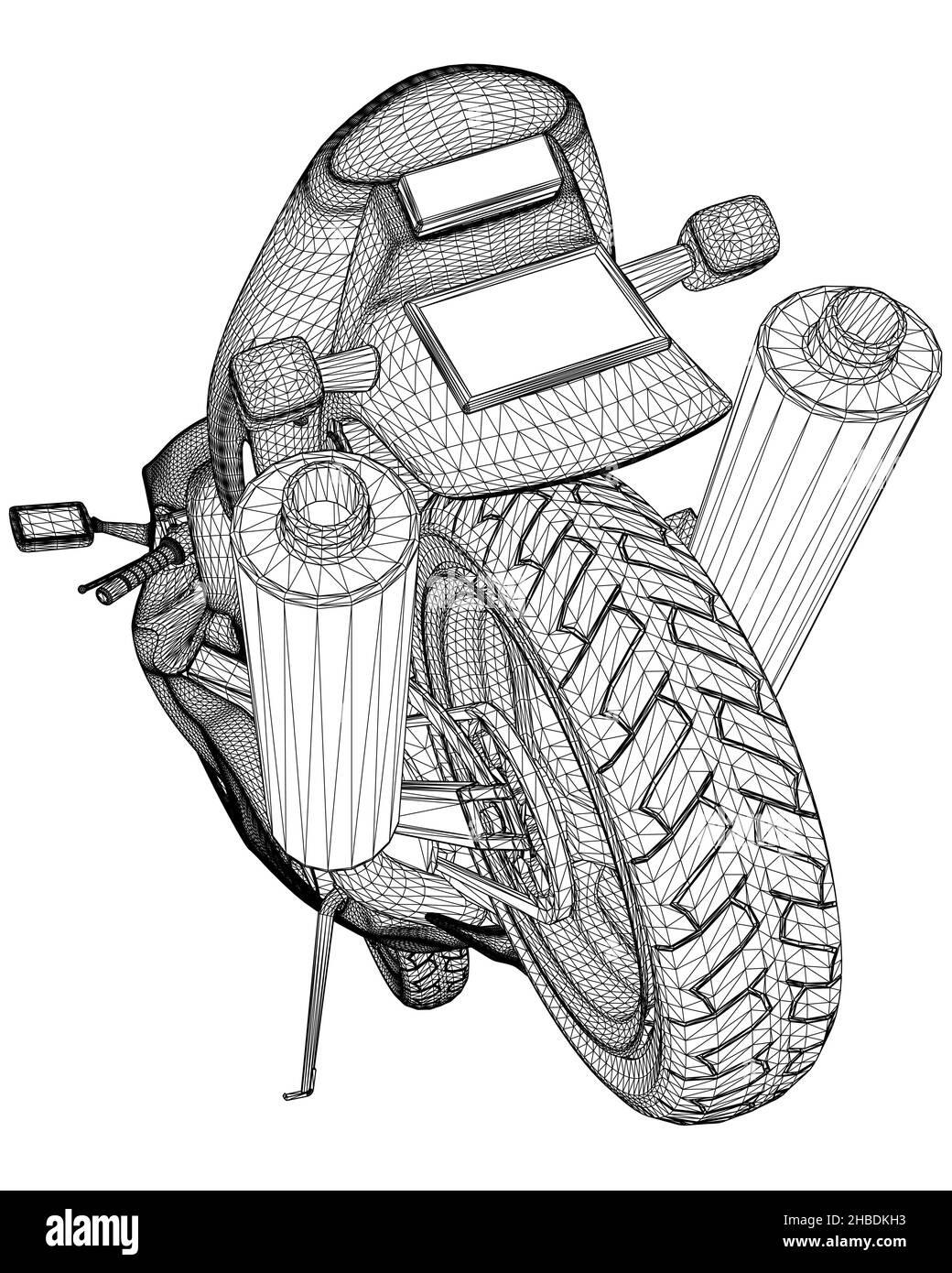 Sport Motorcycle Drawings