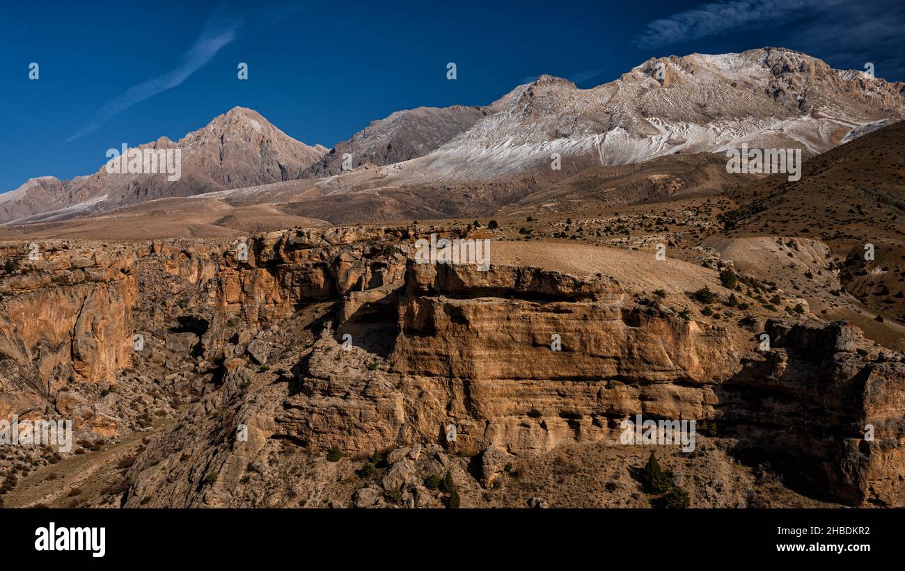The Kazikliali Canyon, Emli valley, Turkey. Amazing mountain landscape ...