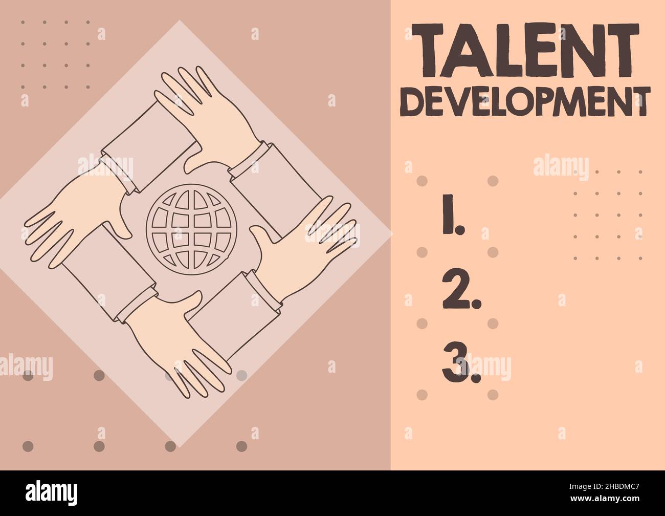 Writing displaying text Talent Development. Concept meaning Building Skills Abilities Improving ...