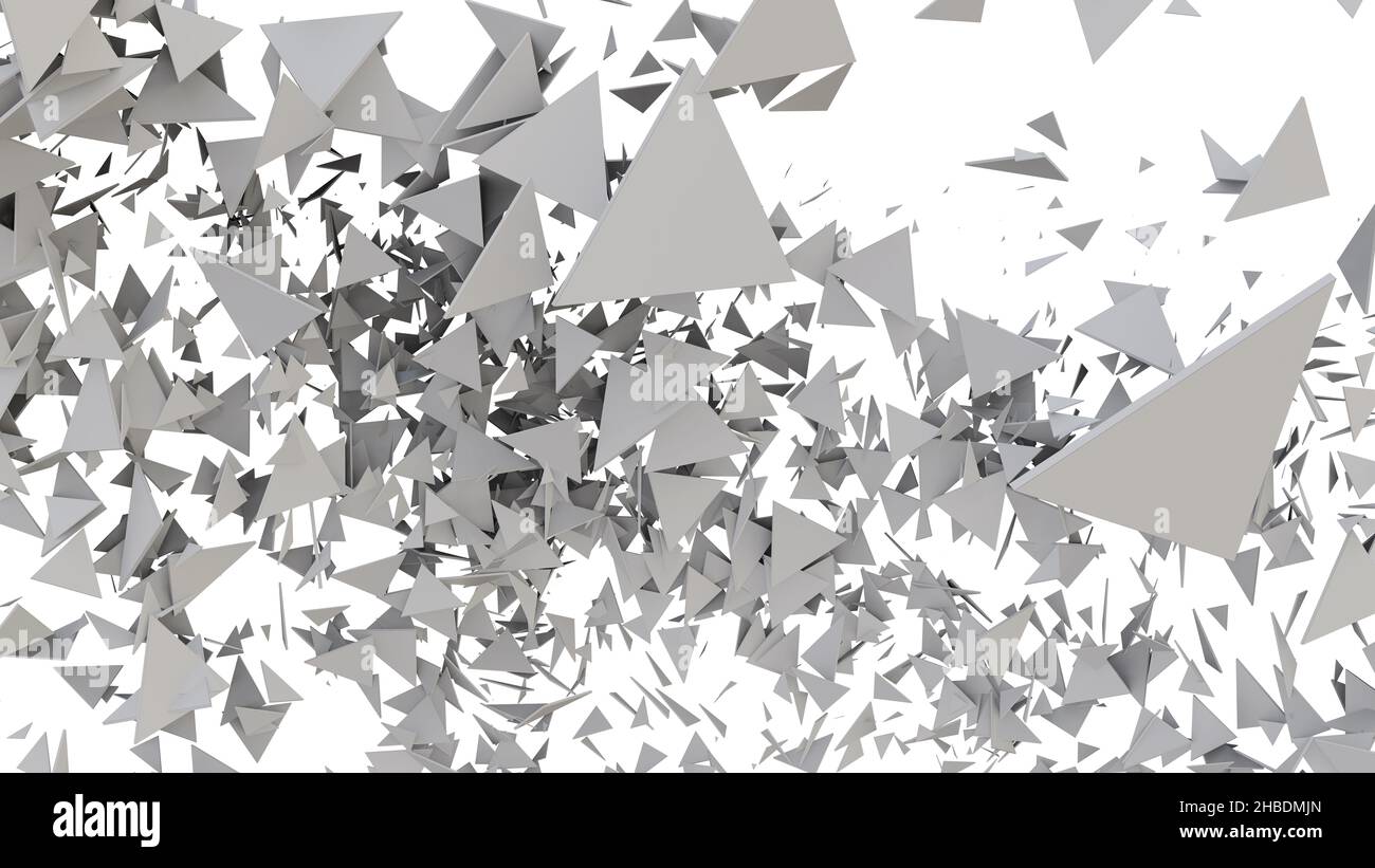 Flowing geometric triangles hi-res stock photography and images - Alamy