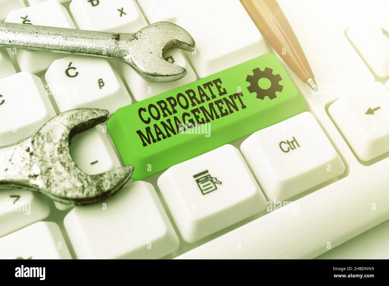 Text sign showing Corporate Management. Internet Concept all Levels of ...