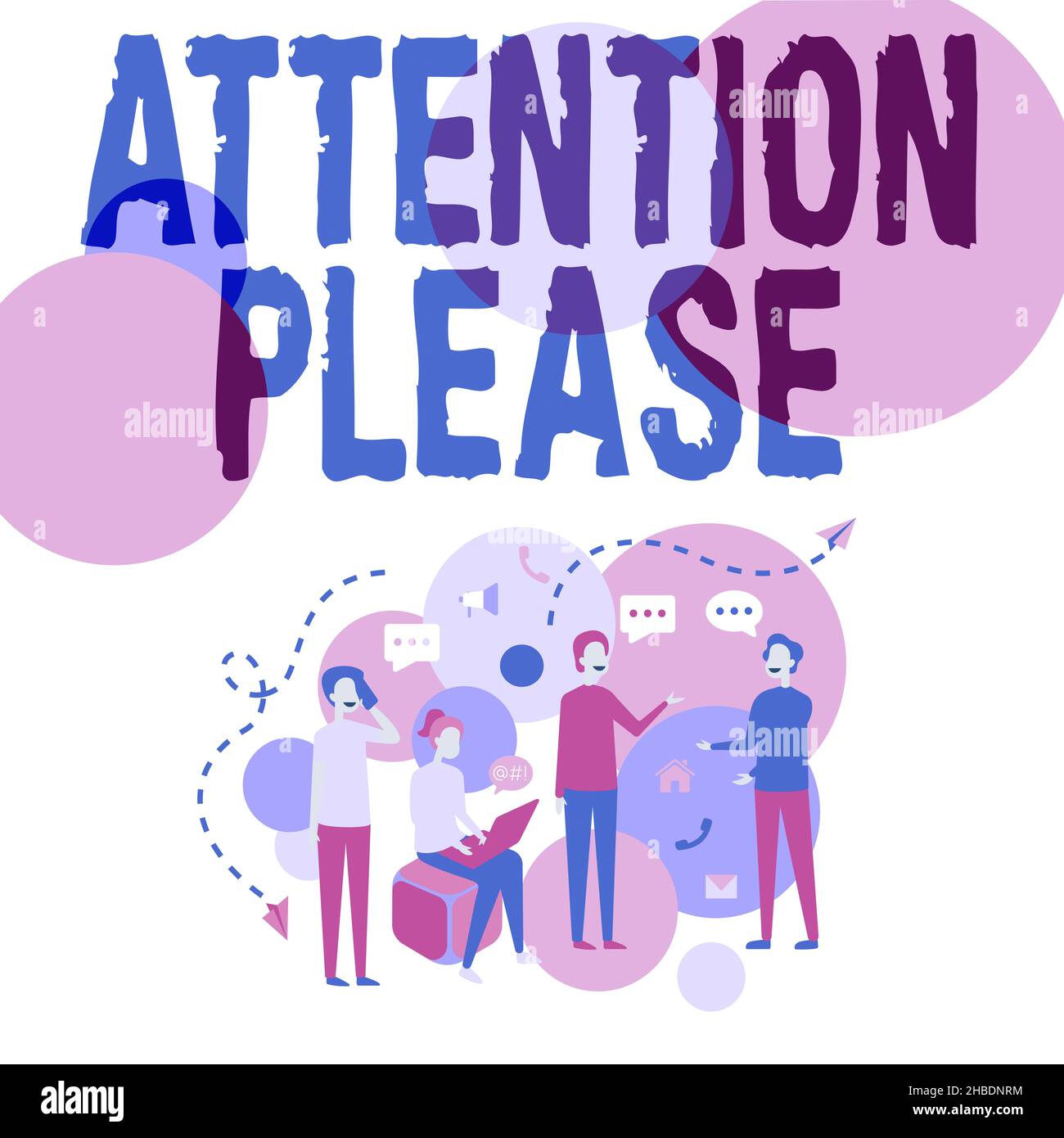 Handwriting text Attention Please. Business idea asking showing sop ... Handwriting text Attention Please. Business idea asking showing sop ...