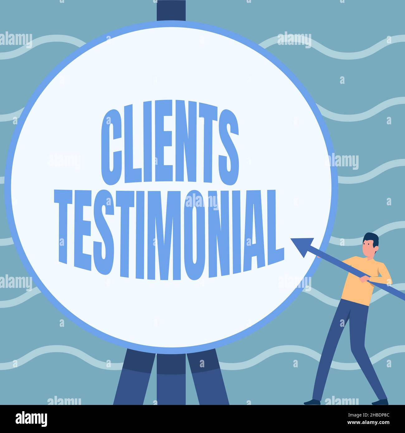 Conceptual display Clients Testimonial. Business idea Formal Statement ...