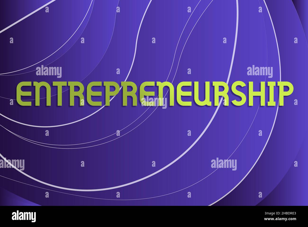 Text caption presenting Entrepreneurship. Internet Concept Process of ...