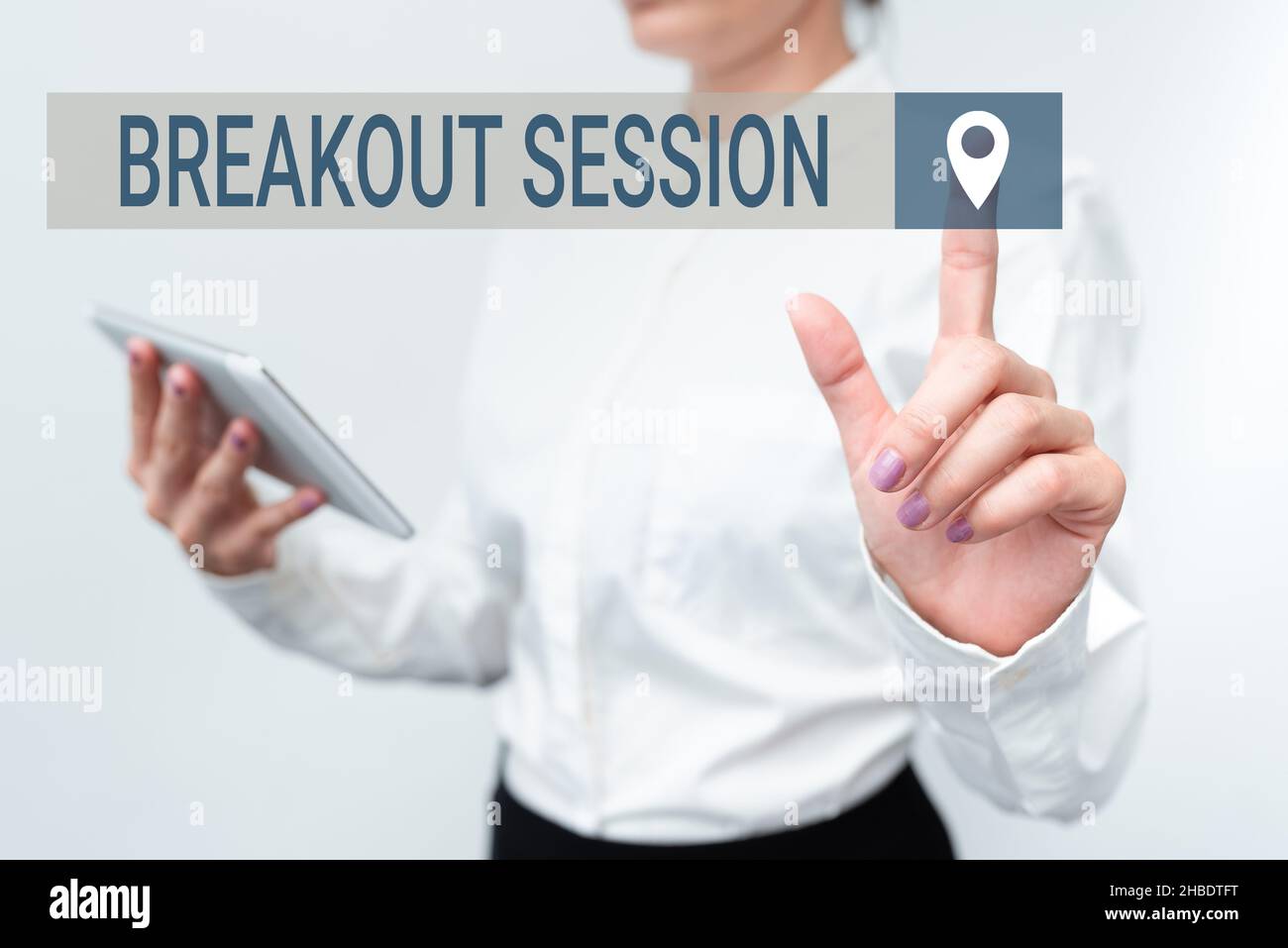 Text showing inspiration Breakout Session. Business idea workshop ... Text showing inspiration Breakout Session. Business idea workshop ...