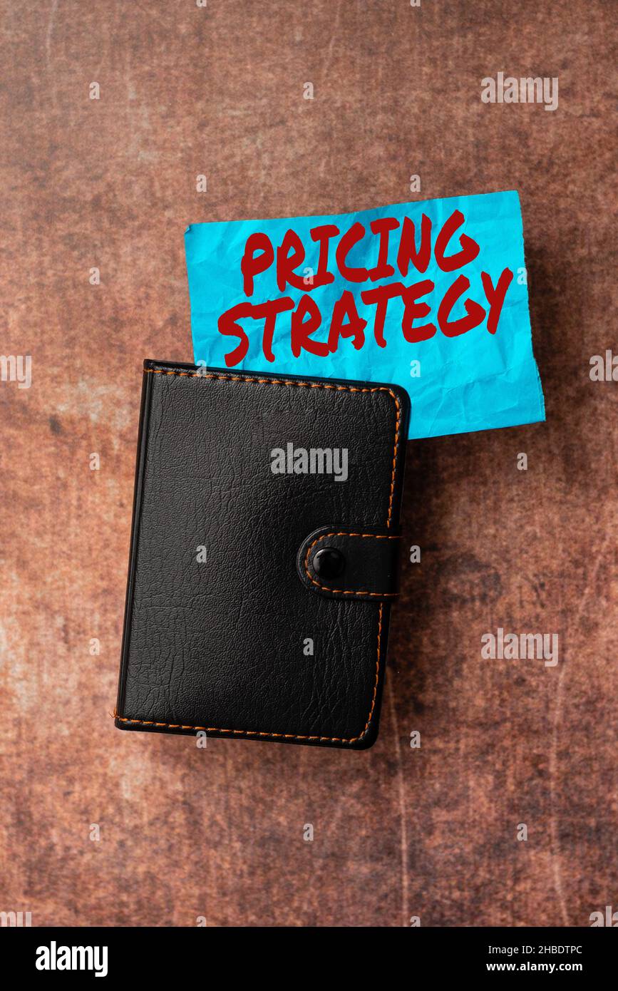 Inspiration showing sign Pricing Strategy. Business concept set ... Inspiration showing sign Pricing Strategy. Business concept set ...