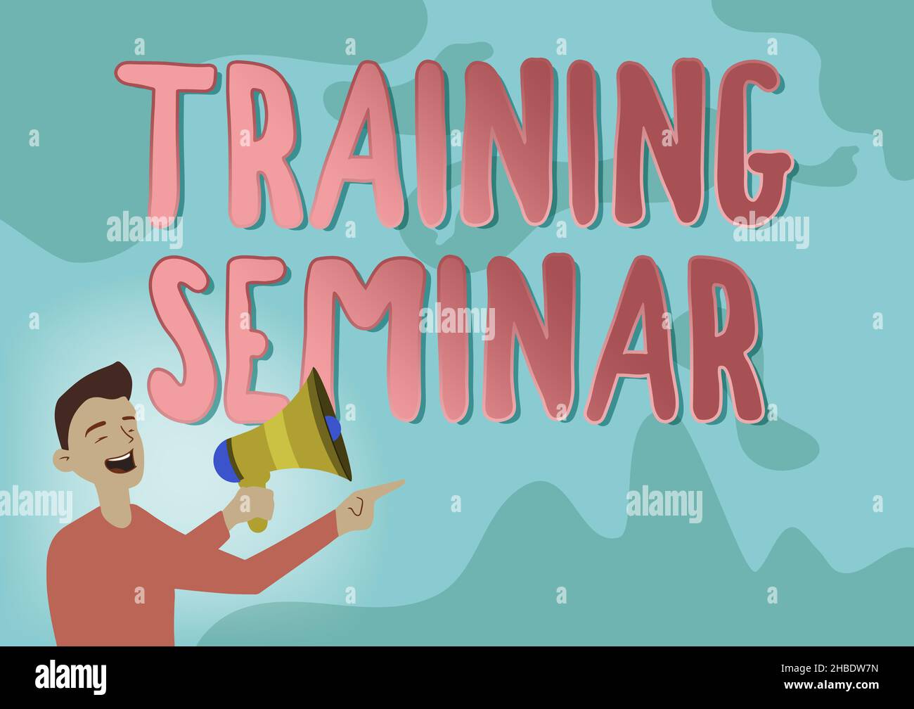 Conceptual display Training Seminar. Word Written on Academic ...