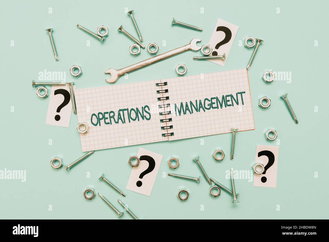 Text sign showing Operations Management. Concept meaning ensure Inputs to Output the Production ...