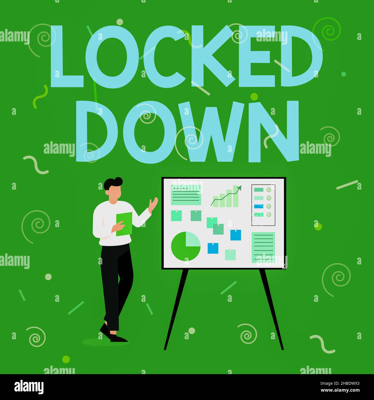 Inspiration showing sign Locked Down. Internet Concept emergency ...