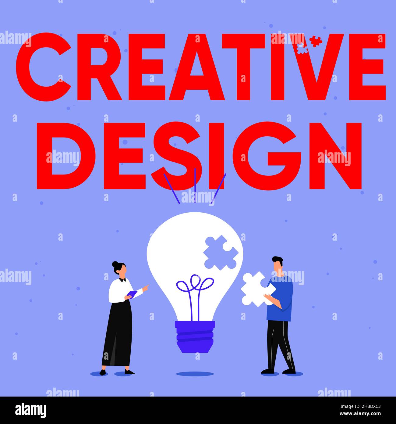 Sign displaying Creative Design. Word Written on a visual element which ...