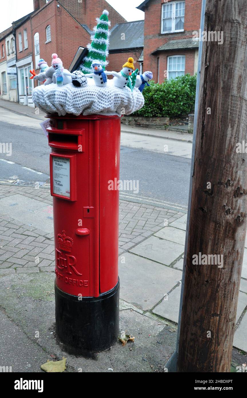Christmas Post Box Stock Photo - Alamy