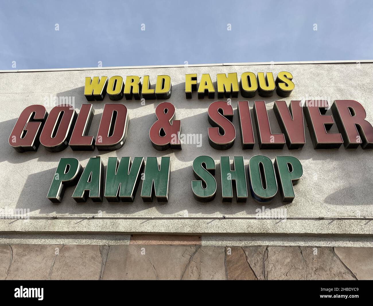 LAS VEGAS, UNITED STATES - Nov 18, 2021: The Gold and Silver Pawn Shop ...