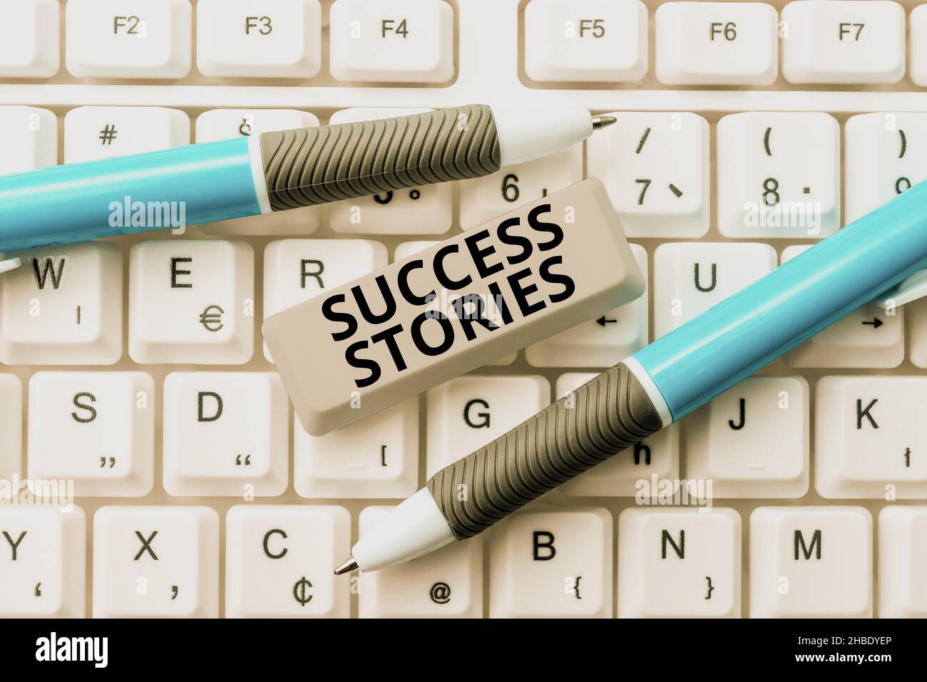 Text sign showing Success Stories. Conceptual photo life of rule models ...