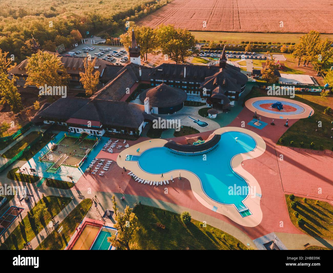 source of hot water Kosino ukraine recreational Stock Photo - Alamy