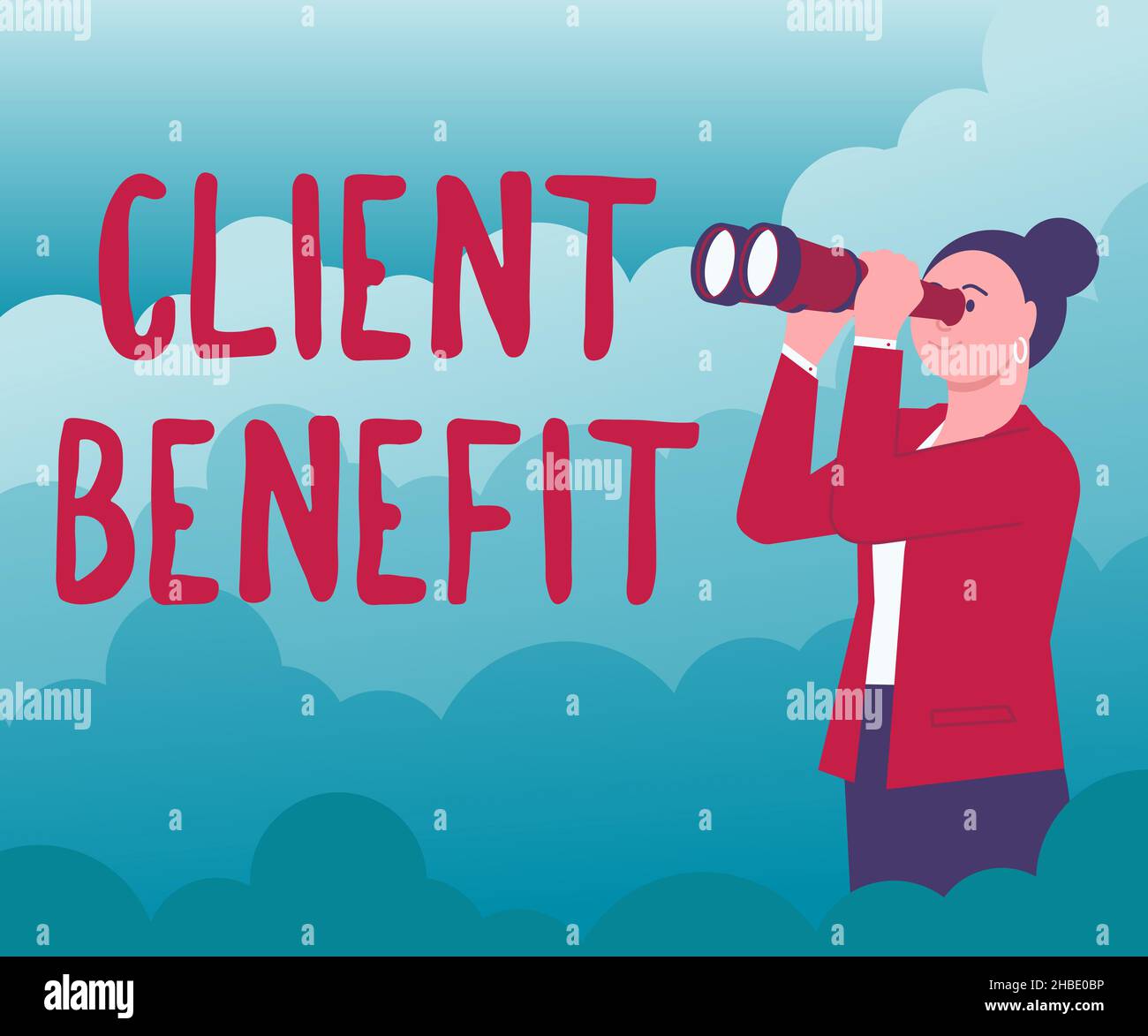 Conceptual caption Client Benefit. Business overview The real or ...