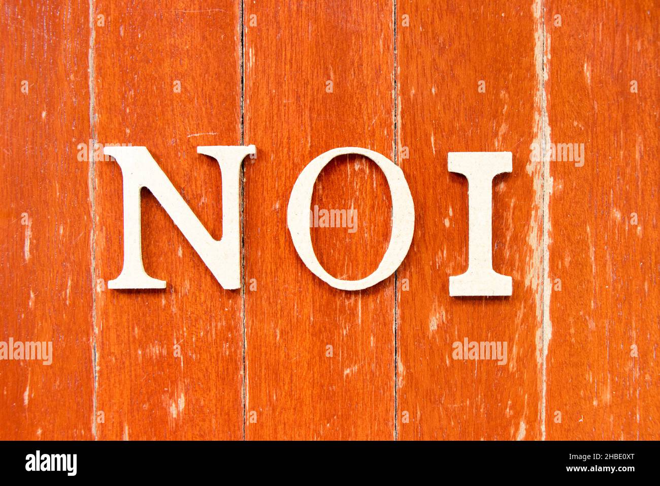 Alphabet letter in word NOI (Abbreviation of Net operating income or ...