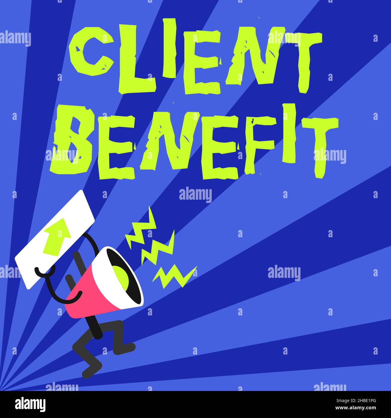 Inspiration showing sign Client Benefit. Business overview The real or ...